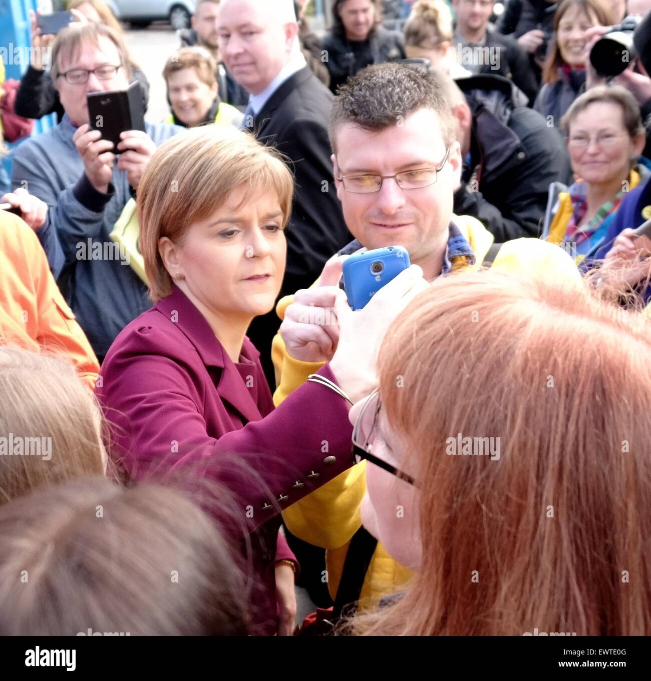 Scotland's First Minister Nicola Sturgeon launches the SNP’s final ...