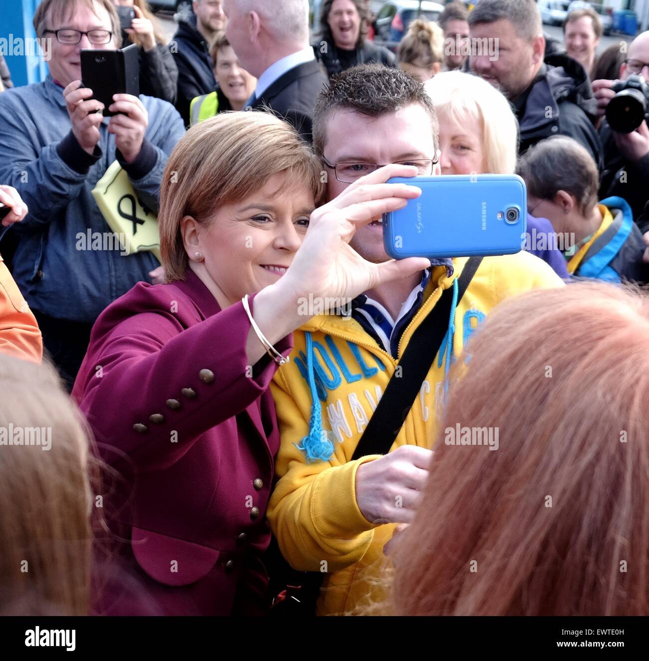 Scotland's First Minister Nicola Sturgeon launches the SNP’s final ...