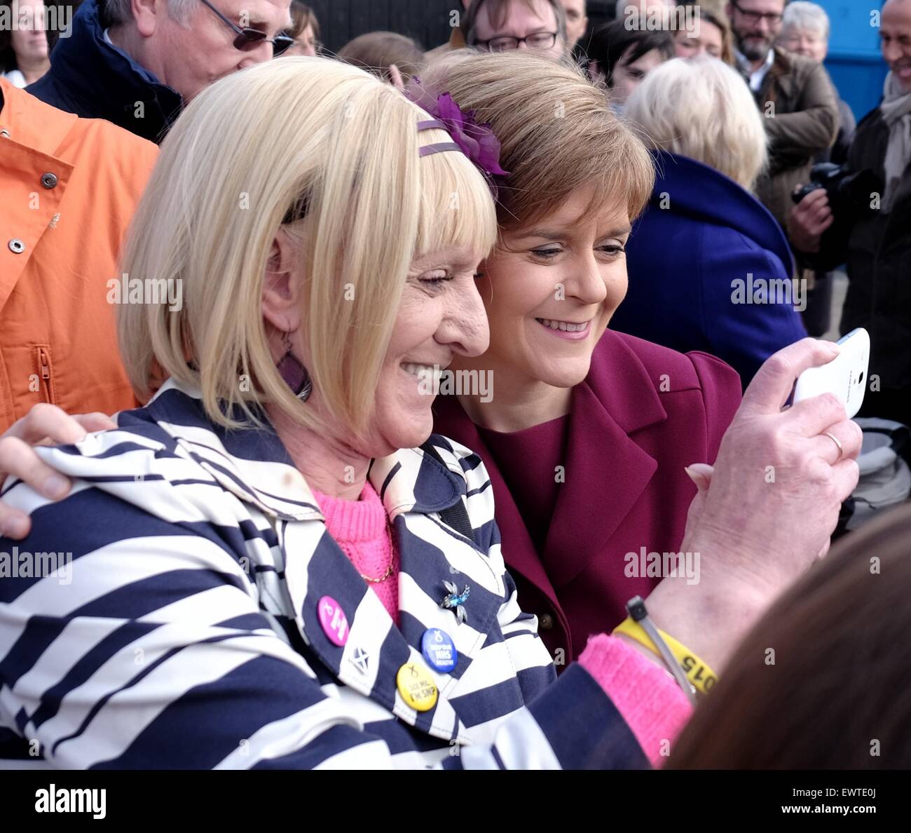 Scotland's First Minister Nicola Sturgeon launches the SNP’s final ...