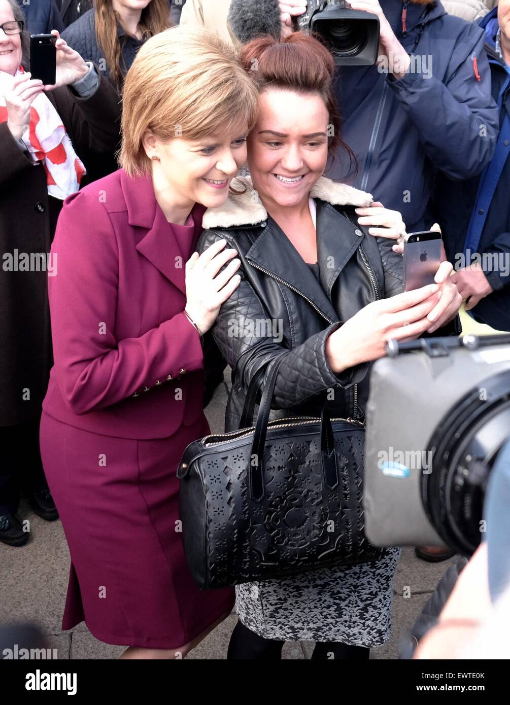 Scotland's First Minister Nicola Sturgeon launches the SNP’s final ...