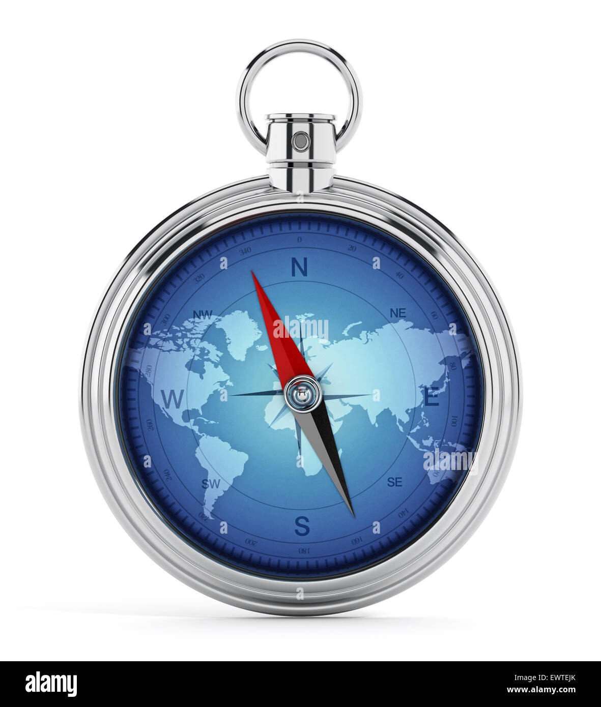 Compass And World Map Transparent