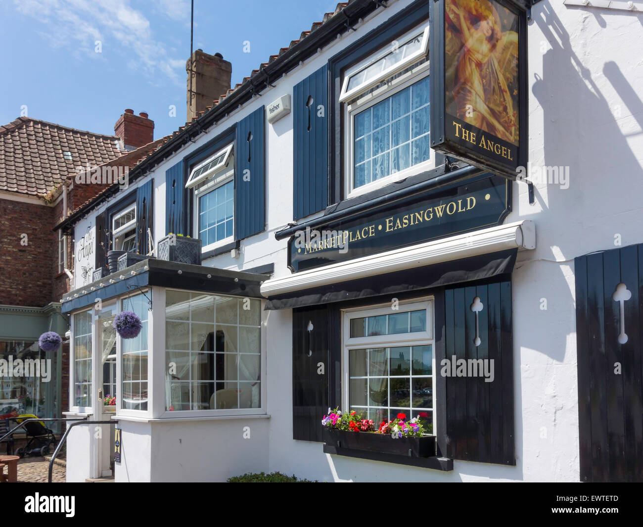 The Angel public house Market Square Easingwold North Yorkshire England ...
