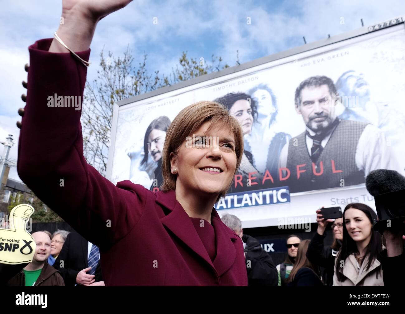Scotland's First Minister Nicola Sturgeon launches the SNP’s final ...