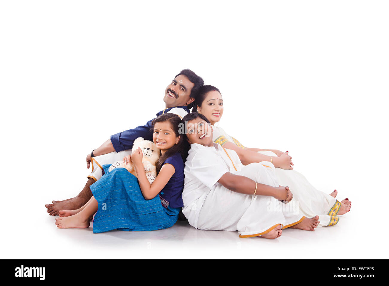 Female kids children parents Cut Out Stock Images & Pictures - Alamy