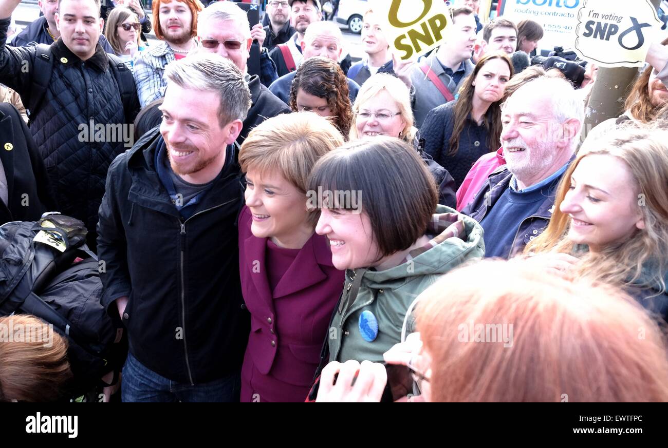 Scotland's First Minister Nicola Sturgeon launches the SNP’s final ...