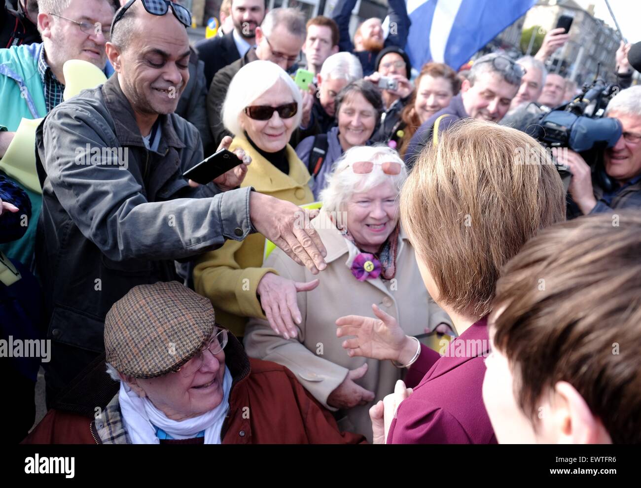 Scotland's First Minister Nicola Sturgeon launches the SNP’s final ...