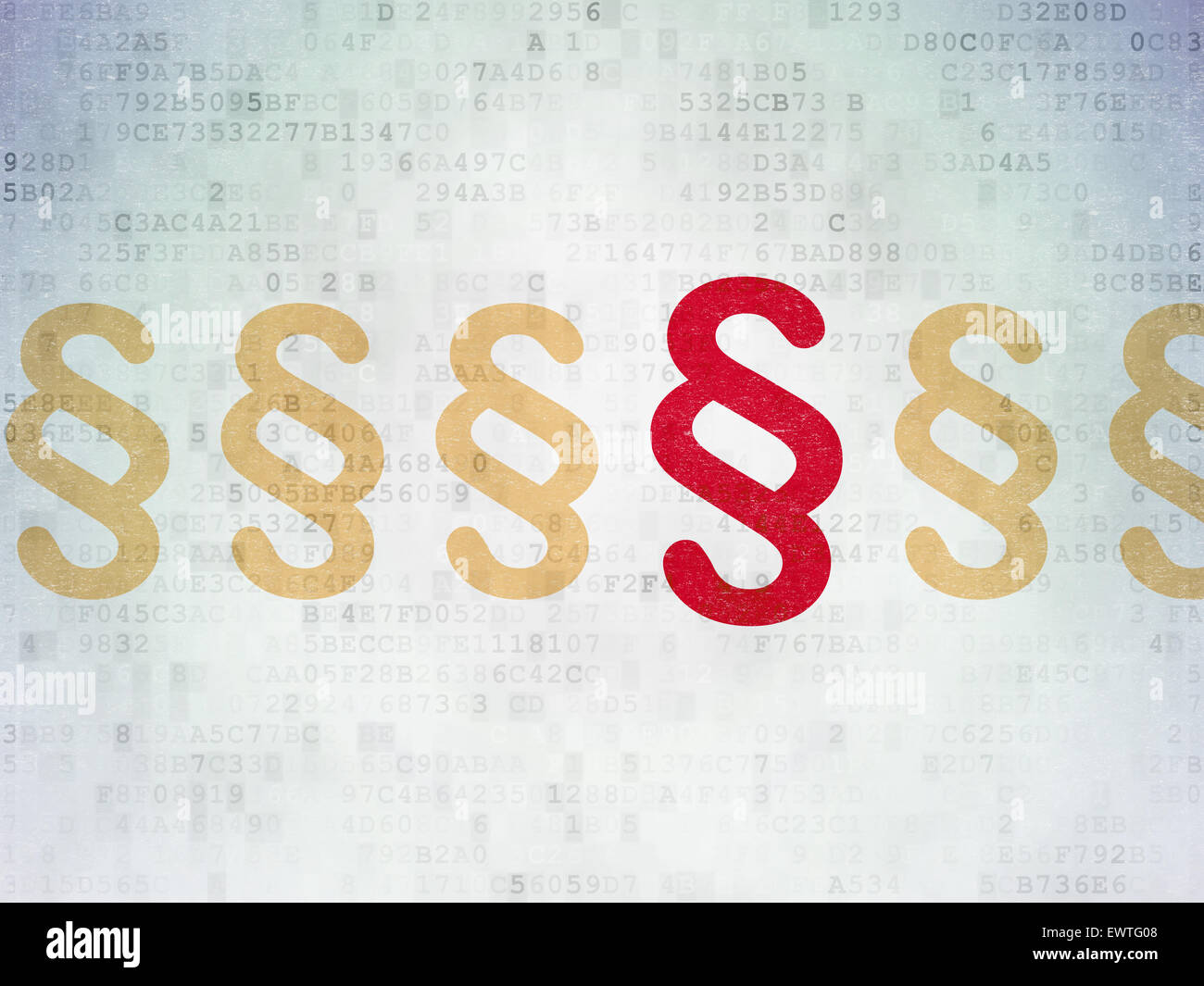 Law concept: paragraph icon on Digital Paper background Stock Photo - Alamy