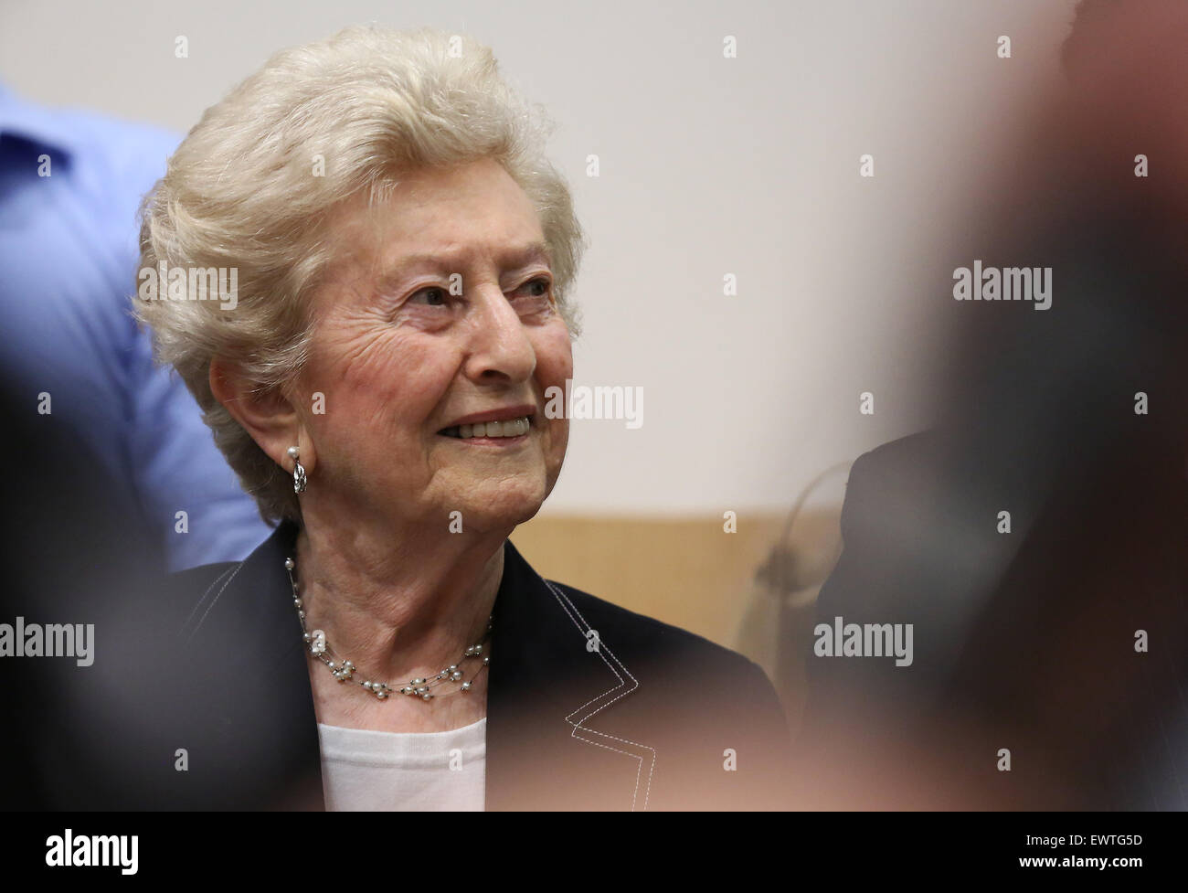 Lueneburg, Germany. 01st July, 2015. Former prisoner of Auschwitz ...