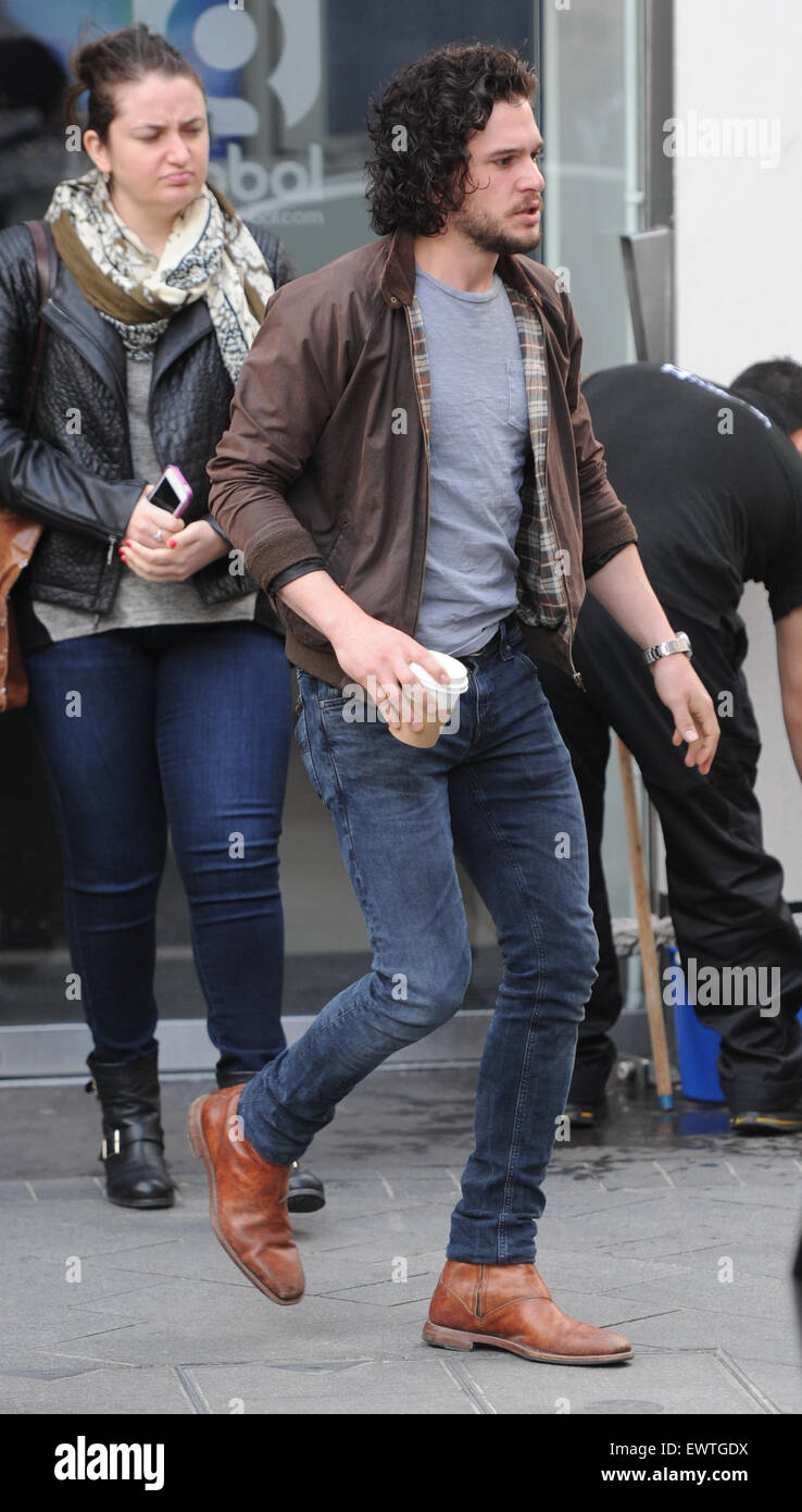 Kit Harington seen out in London Featuring: Kit Harington Where: London ...