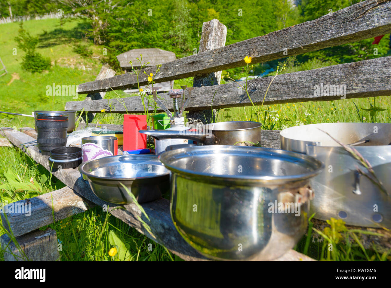 Old mountaineering equipment on hi-res stock photography and images - Alamy