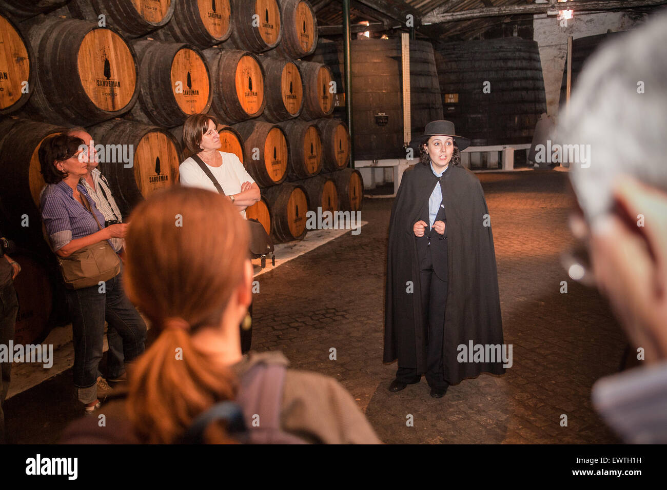 Caves where the world famous port wine is aged hi-res stock photography ...