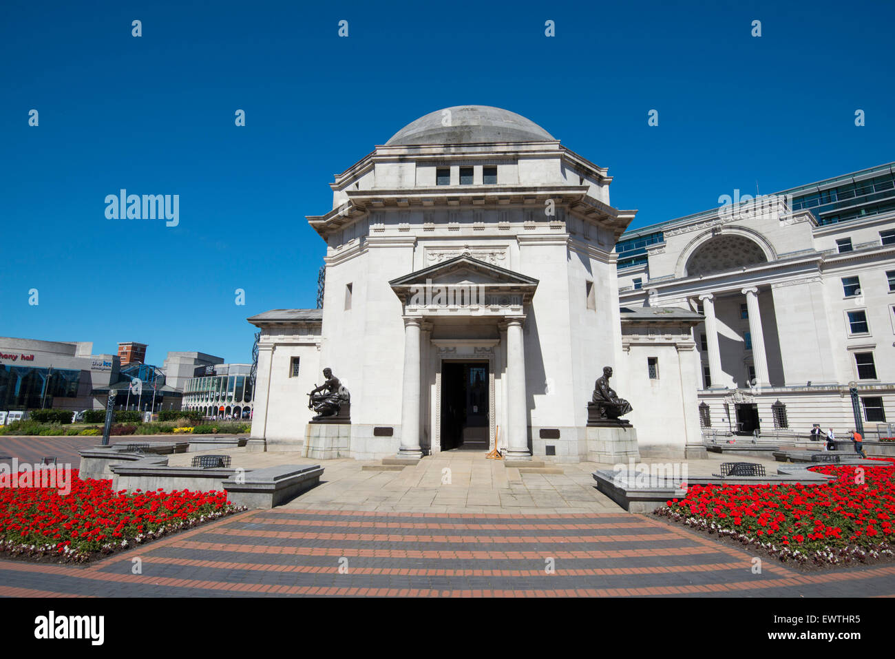 Hall of Memory in Centenary Square in Birmingham City, West Midlands England UK Stock Photo - Alamy