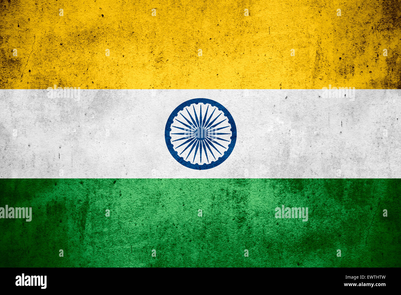 flag of India or Indian banner on rough pattern texture background ...