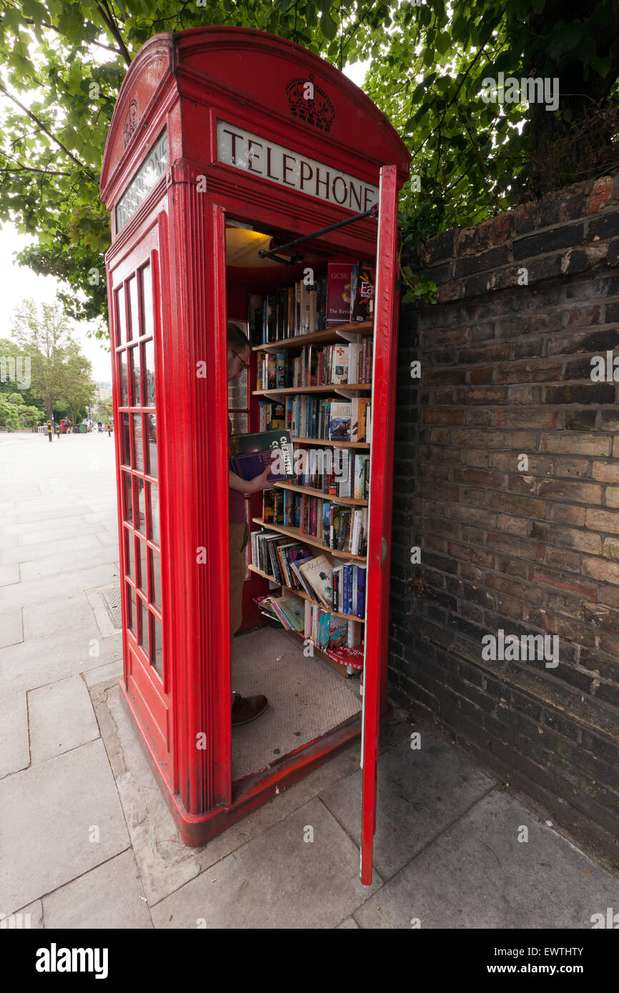 Telephone box library lewisham hi-res stock photography and images - Alamy