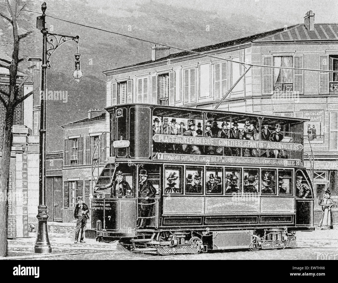 19th century tram europe hi-res stock photography and images - Alamy