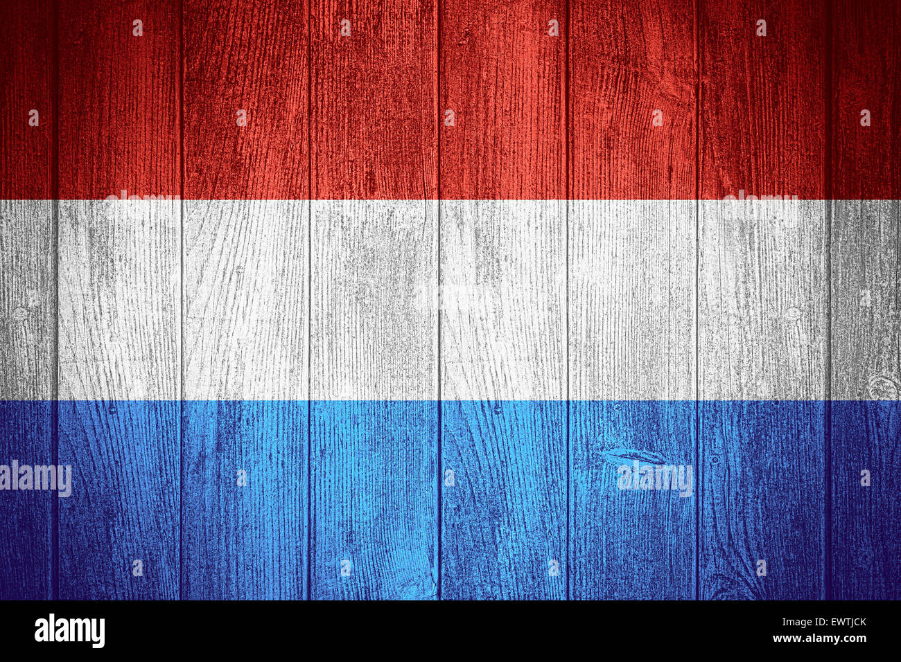 Holland flag or Dutch banner on wooden boards background, Netherlands ...