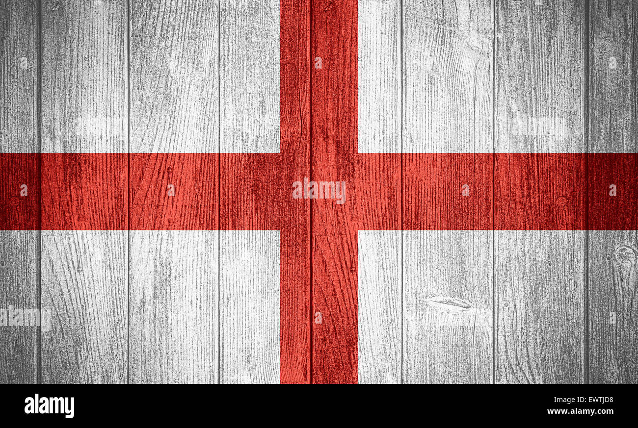 England flag or English banner on wooden boards background Stock Photo ...