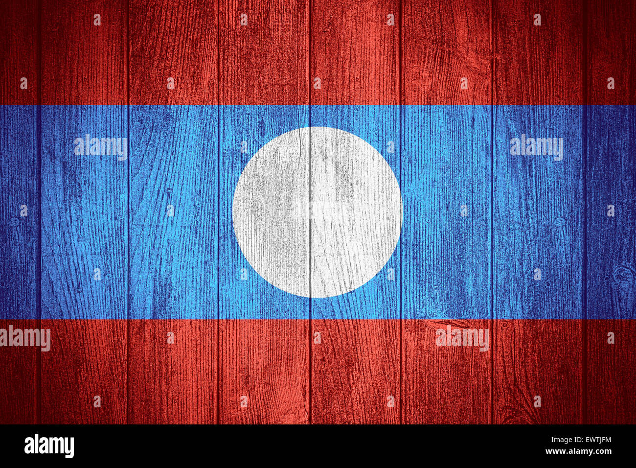 Laos flag or Lao banner on wooden boards background Stock Photo - Alamy