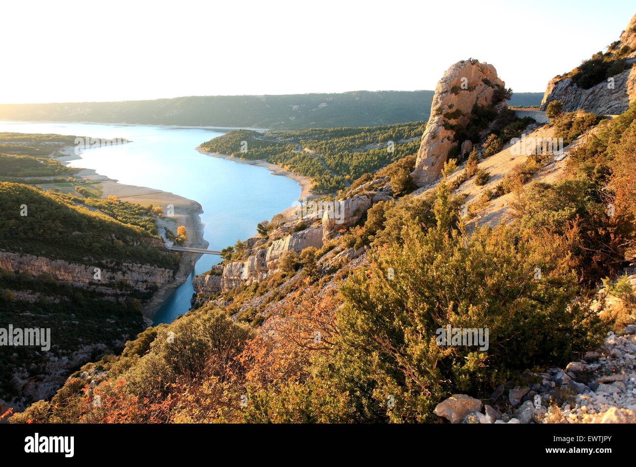 The Sainte Croix lake in Provence Stock Photo - Alamy
