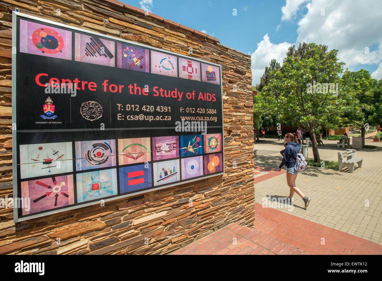 Education college sign africa hi-res stock photography and images - Alamy