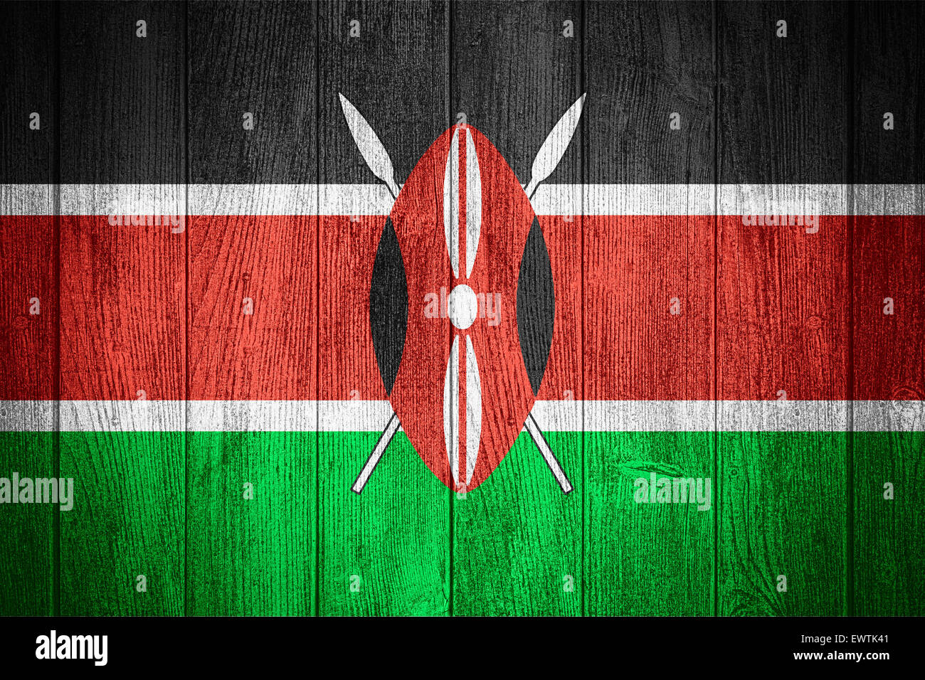 Kenya flag hi-res stock photography and images - Alamy