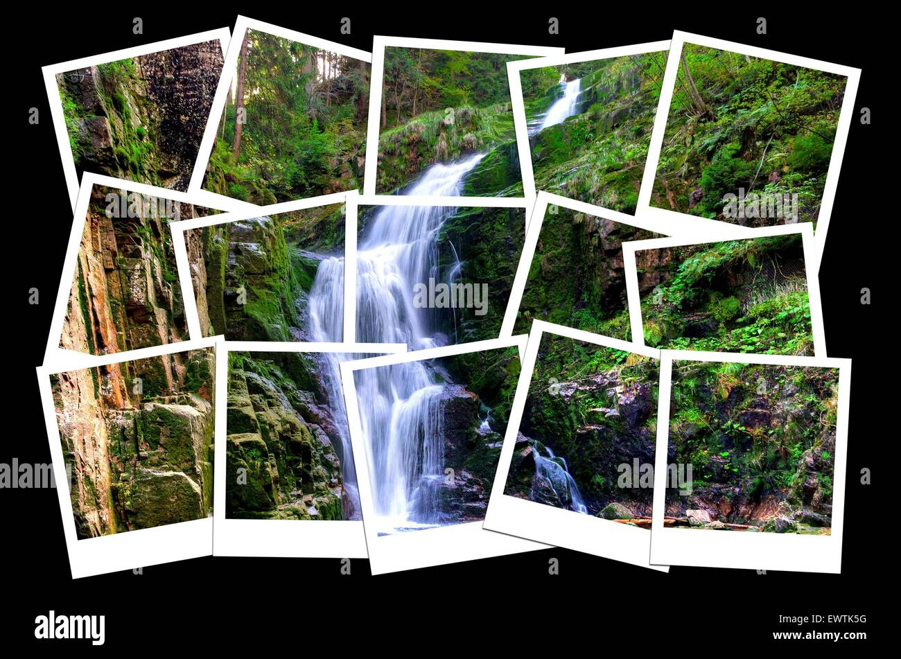 Hiking collage hi-res stock photography and images - Alamy