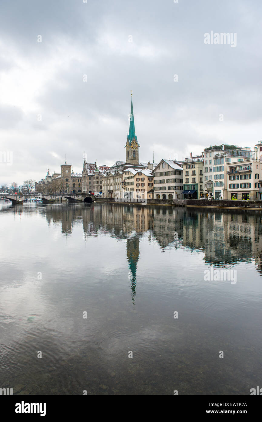 Zurich bridge limmat river hi-res stock photography and images - Alamy