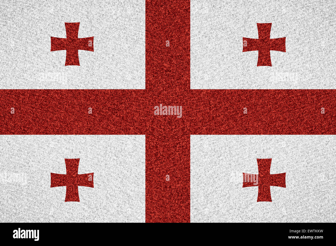 flag of Georgia or Georgian symbol on abstract background Stock Photo ...