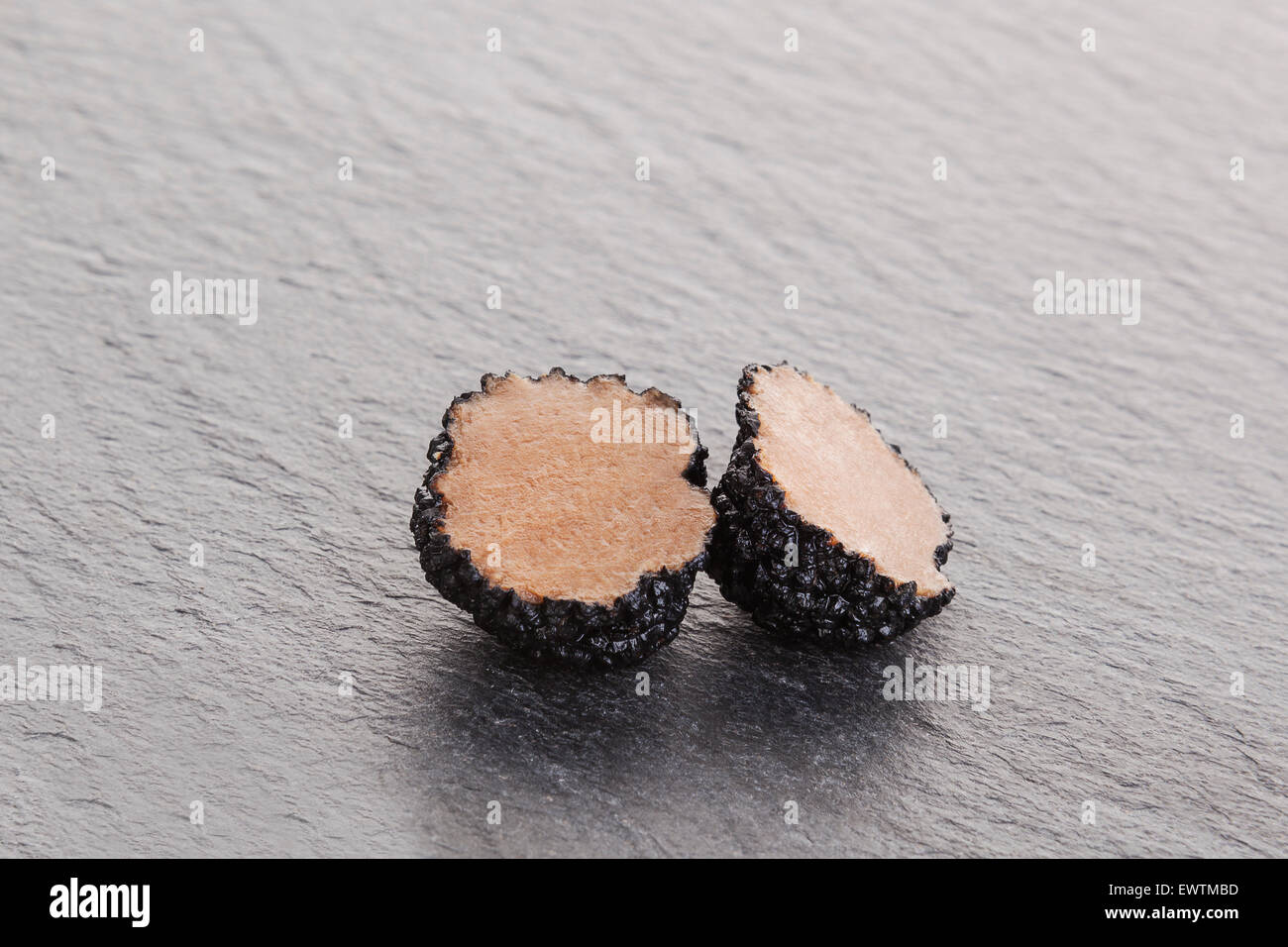 Truffles, rare mushrooms. Luxurious culinary cooking ingredients Stock ...