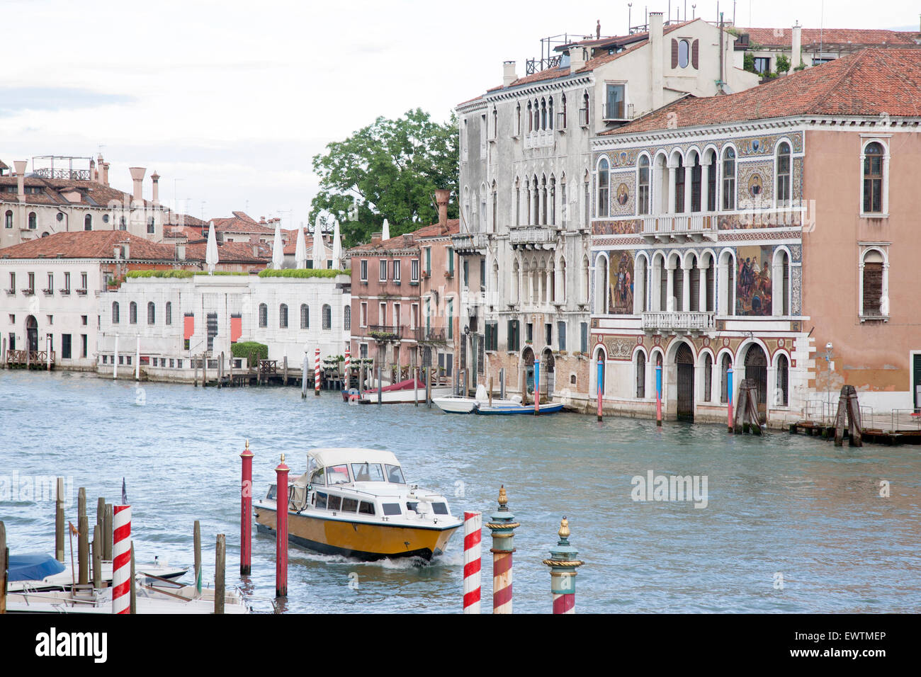 Life on Grand Canal, Venice, Italy Stock Photo - Alamy