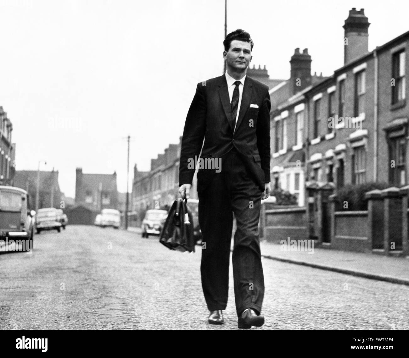 Peter Griffiths Conservative MP for Smethwick, pictured in Marshall ...