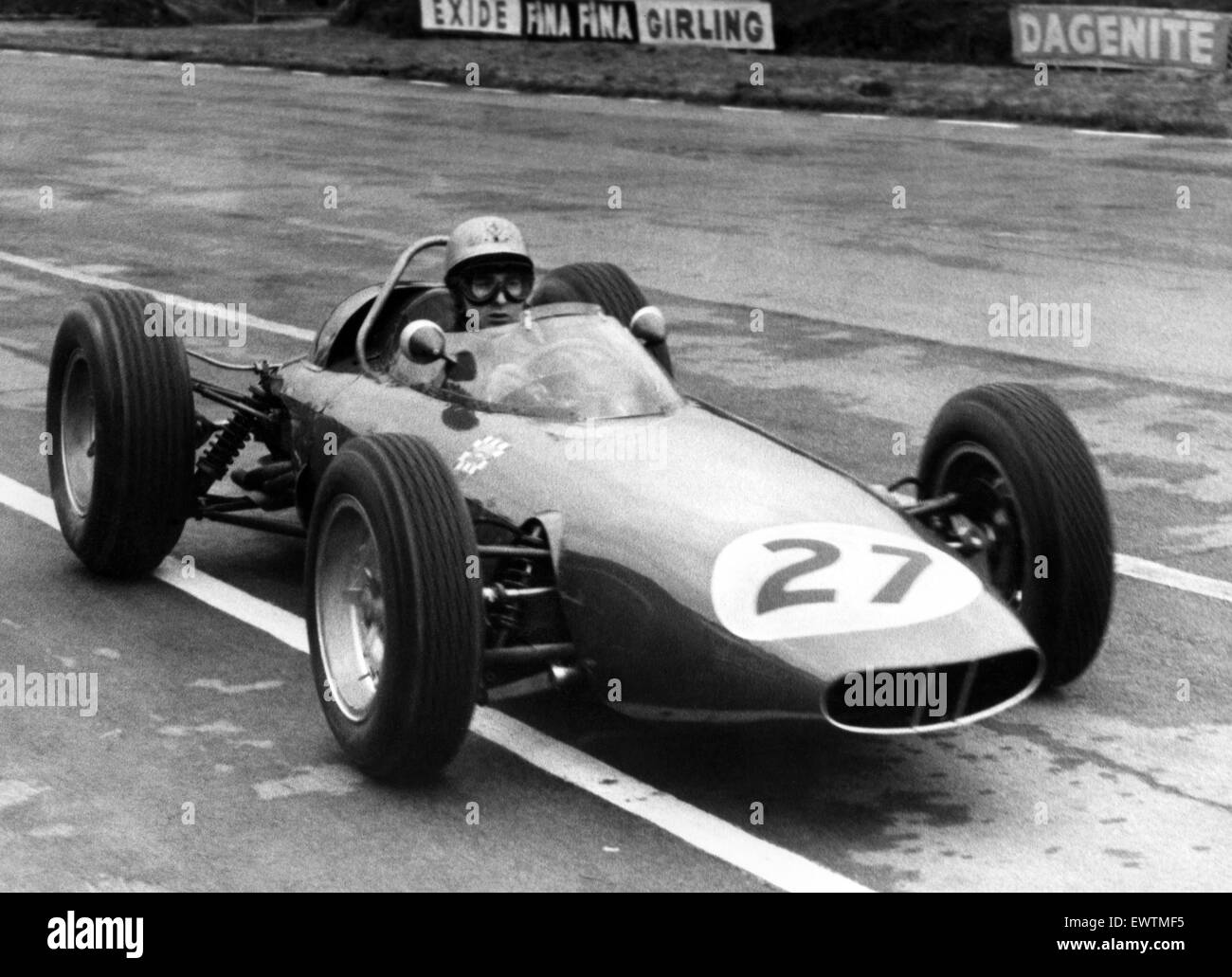 Practice session for the 15th BRDC International Trophy motor race, run ...