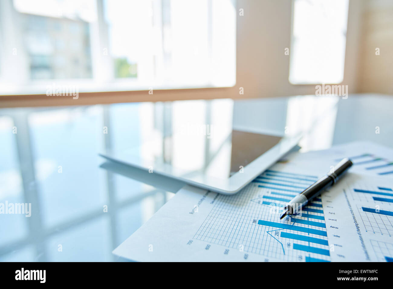 Business objects at workplace in office Stock Photo - Alamy