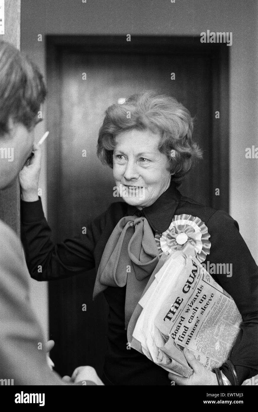Barbara Castle, Member of Parliament for Blackburn, pictured ...