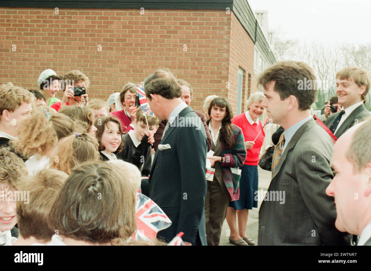 Prince Charles visits Rosecroft Secondary School, Loftus, Saltburn-By ...