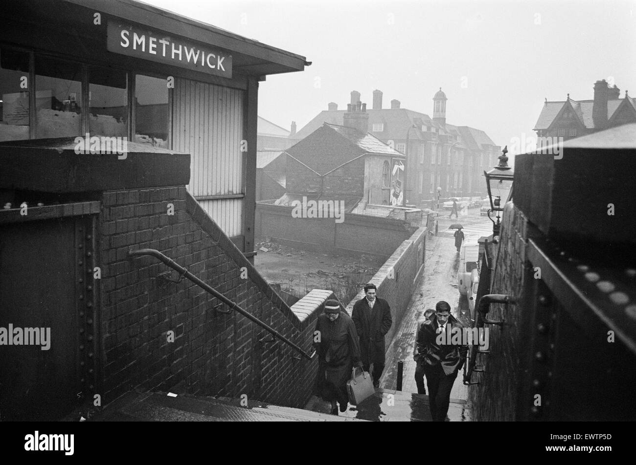 Smethwick Rolfe Street railway station, Smethwick, a town in the ...