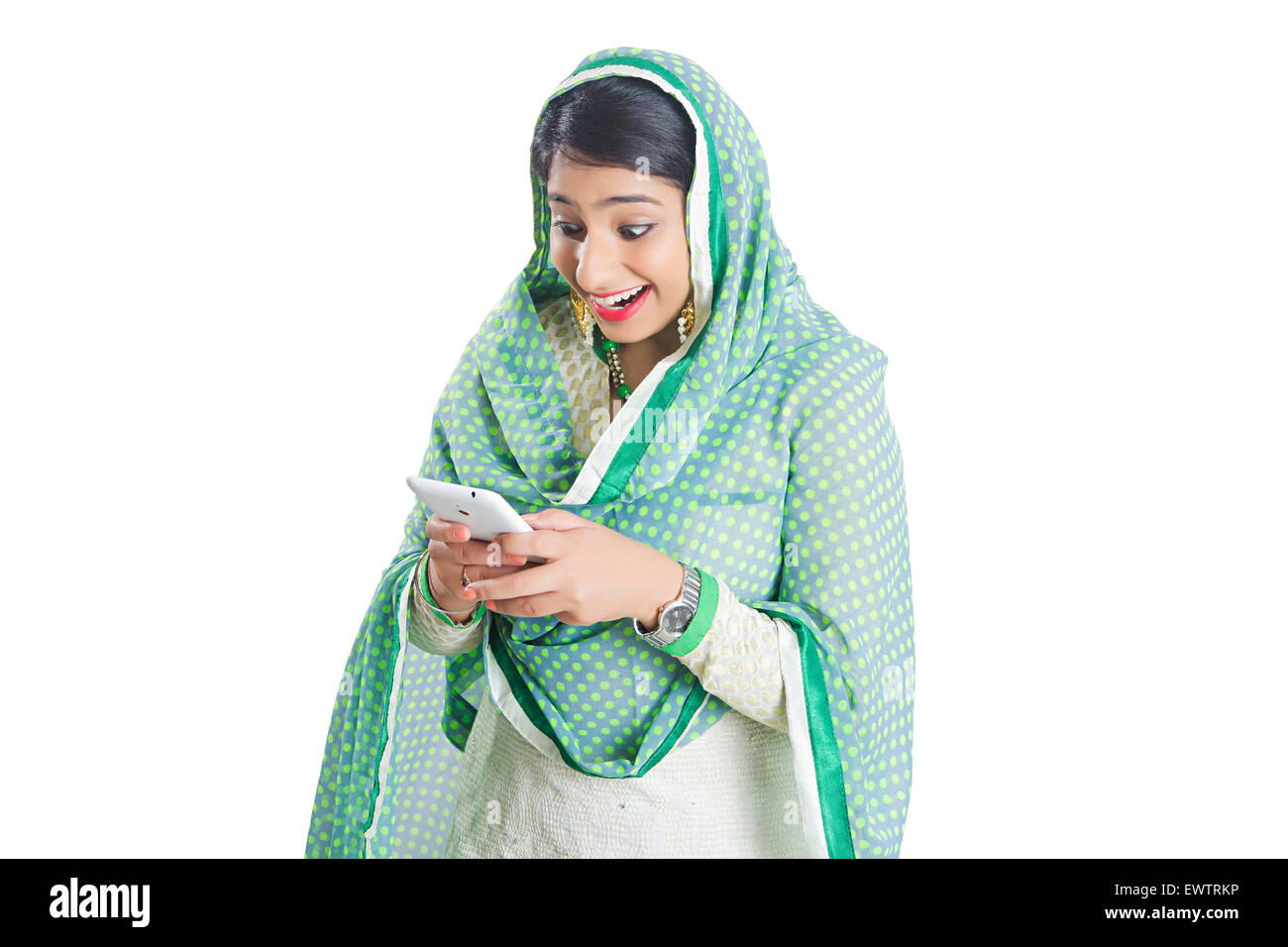 Muslim cell phone hi-res stock photography and images - Alamy