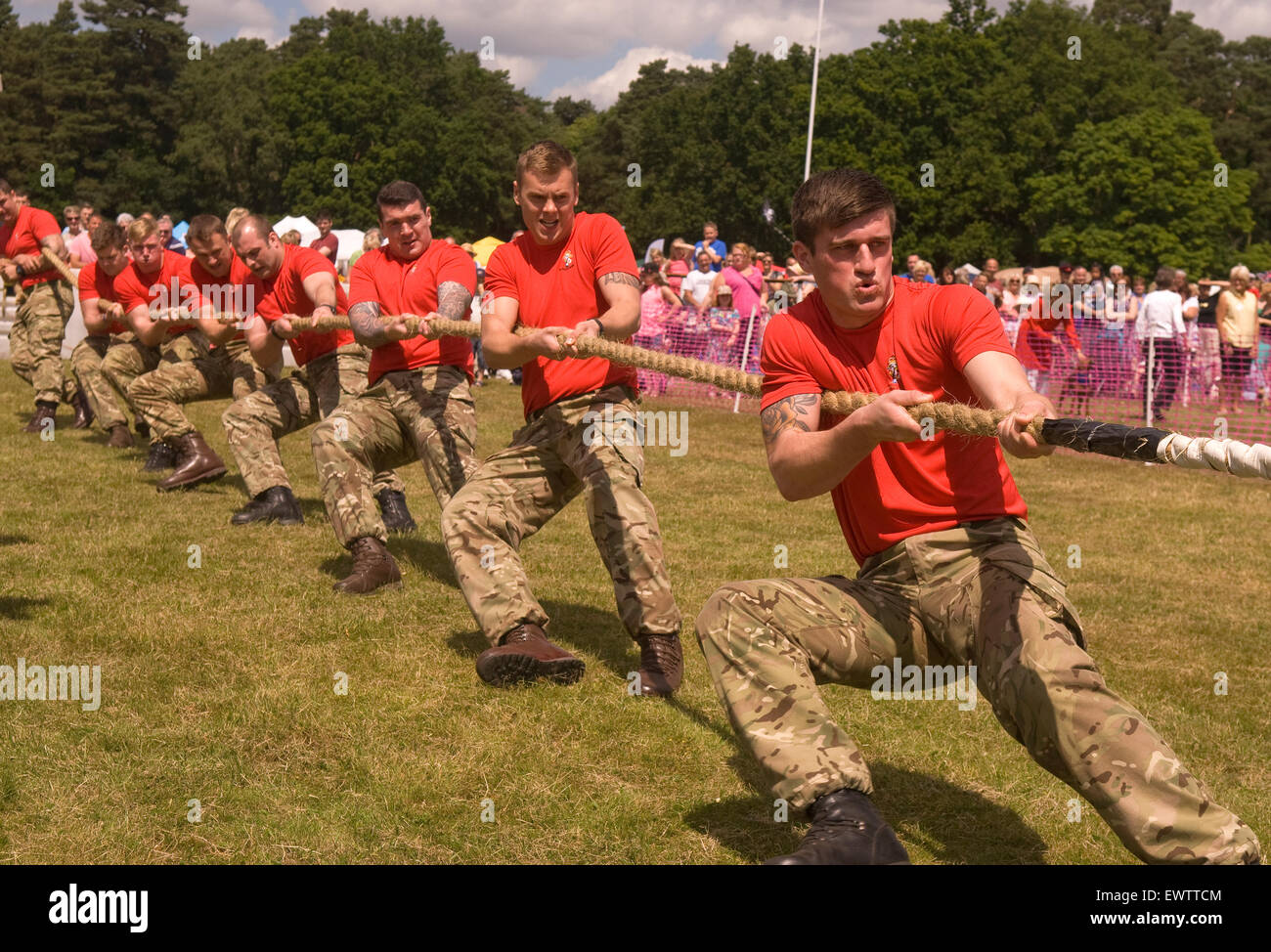 Inter Platoon Tug 'o' War at the Farewell to the Garrison Festival ...