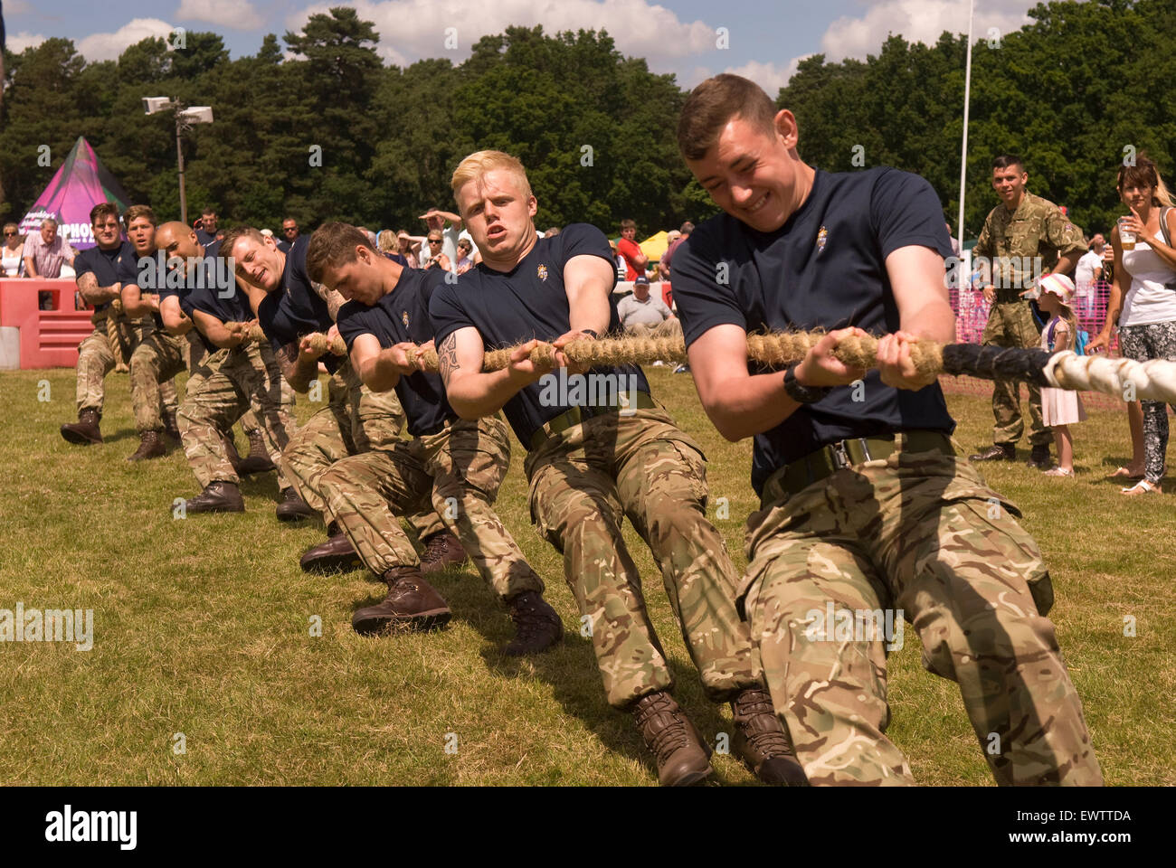 Inter Platoon Tug 'o' War at the Farewell to the Garrison Festival ...