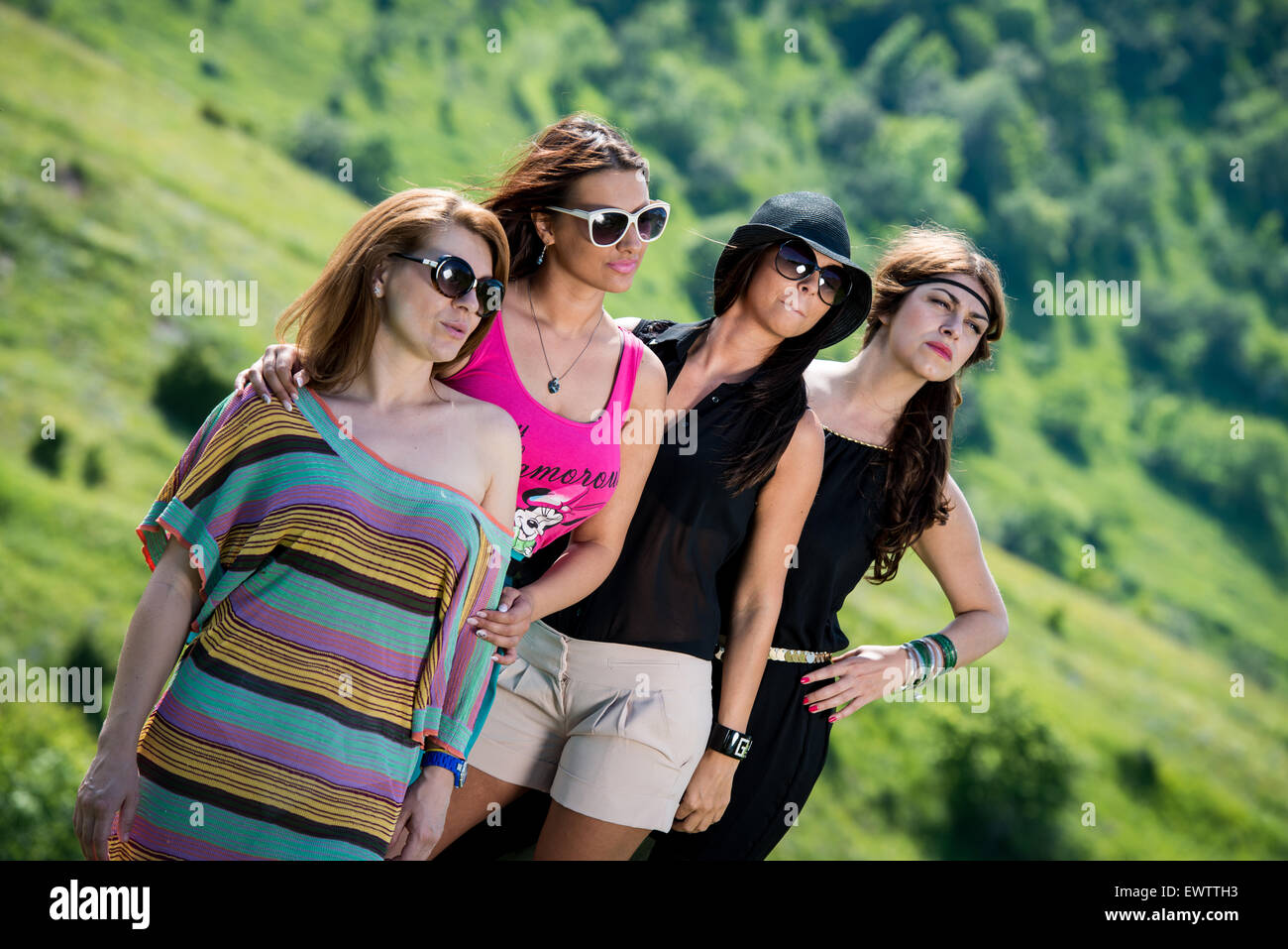 group of girls having fun Stock Photo - Alamy