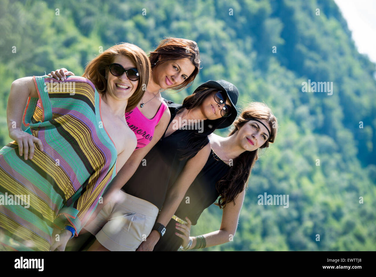 group of girls having fun Stock Photo - Alamy