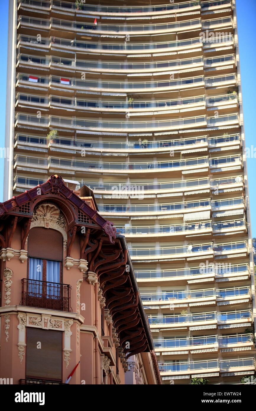 Picturesque Monaco architecture Stock Photo - Alamy