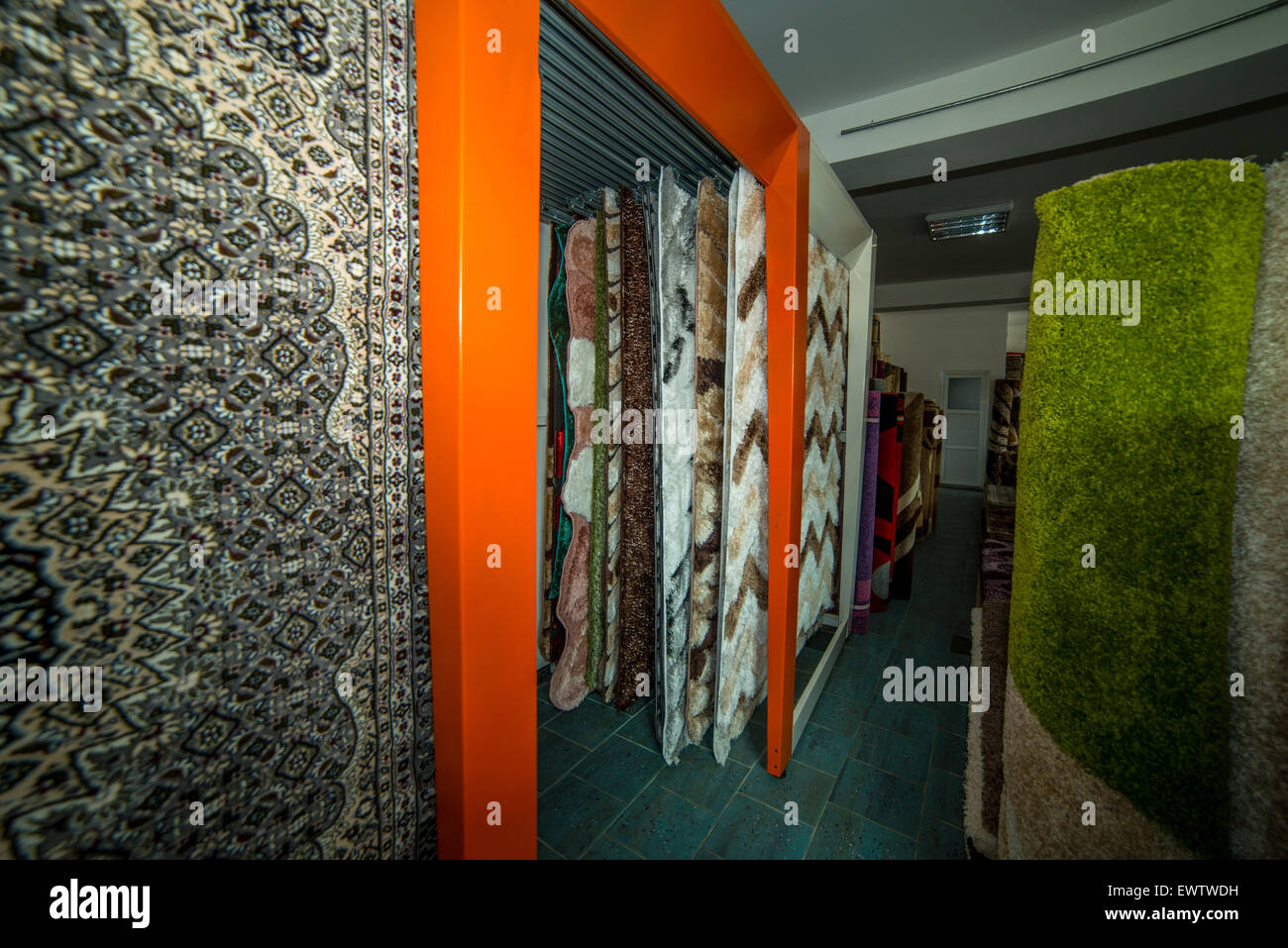 Colorful Carpets In The Store Stock Photo - Alamy Colorful Carpets In The Store Stock Photo - Alamy