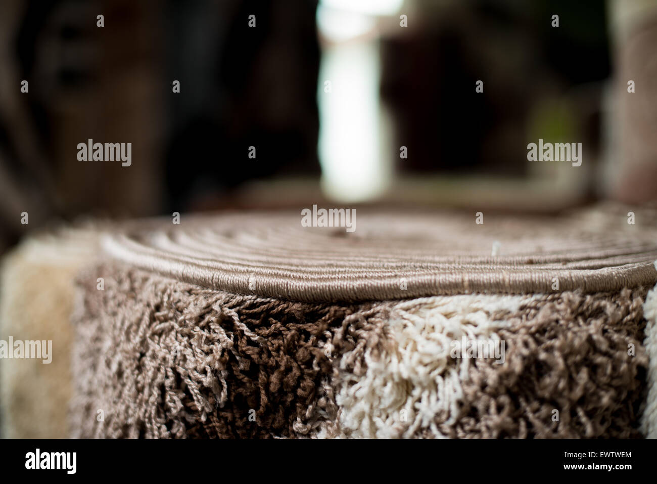 Stack Of Rugs Stock Photo - Alamy