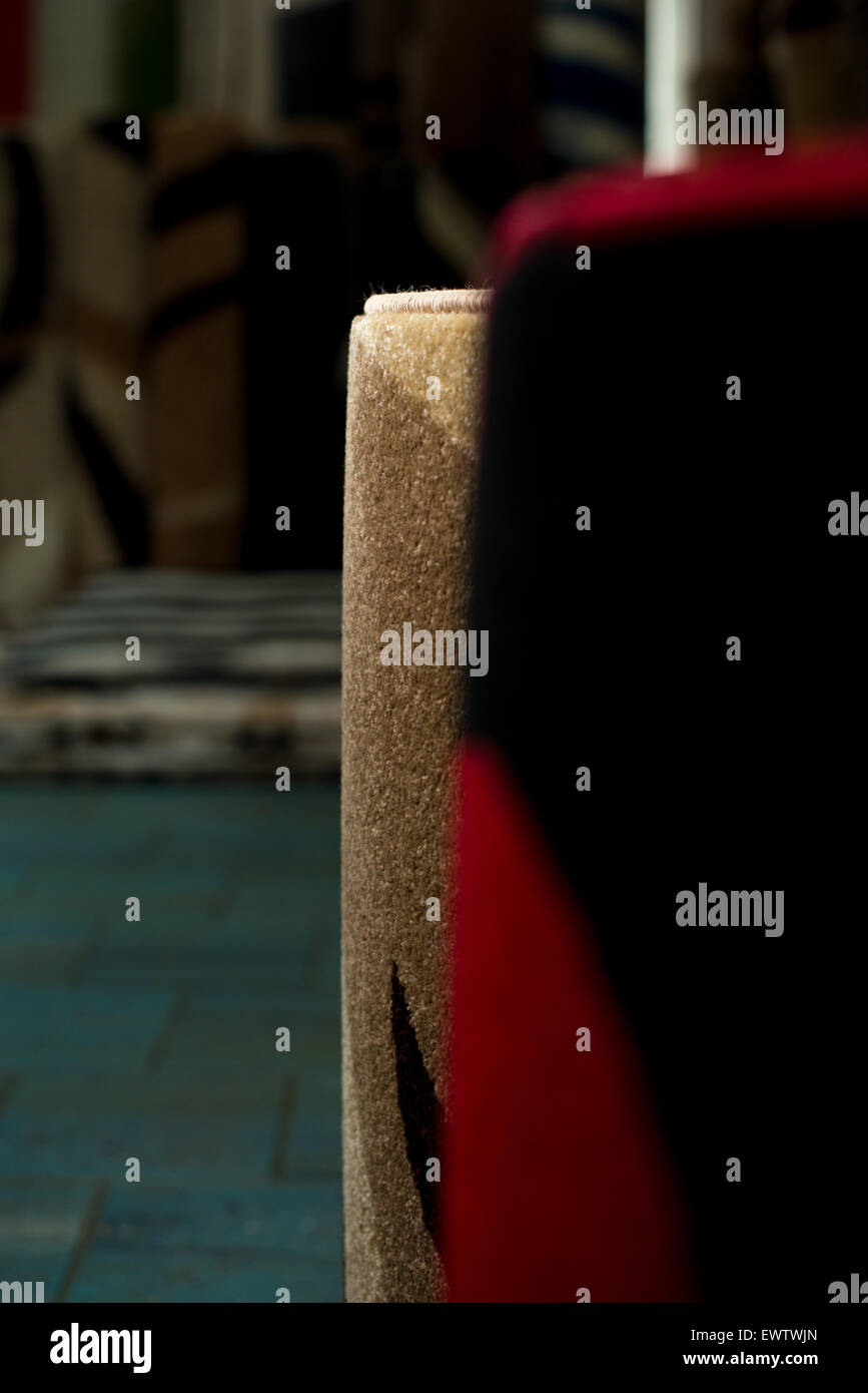 Stack Of Rugs Stock Photo - Alamy