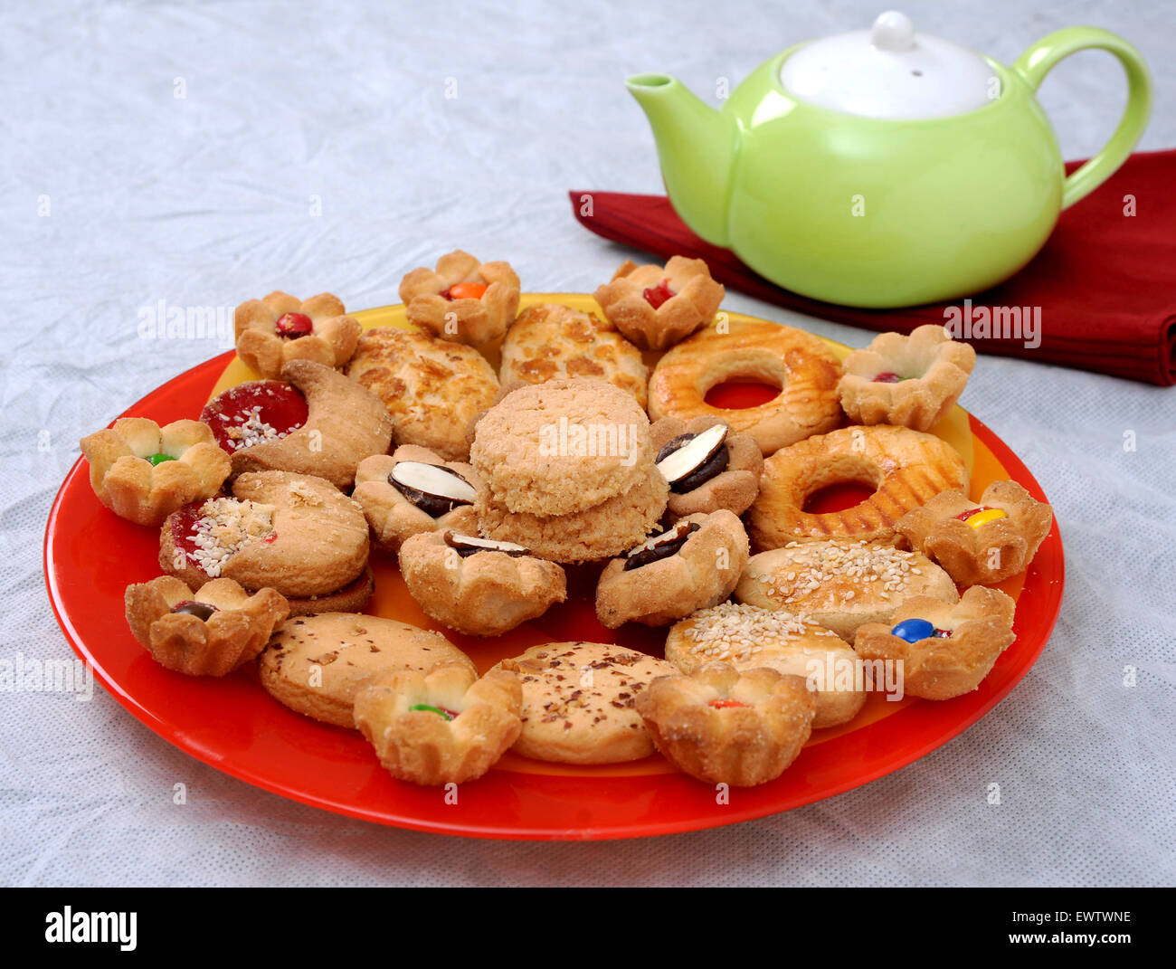 Variety of Cookies Stock Photo - Alamy