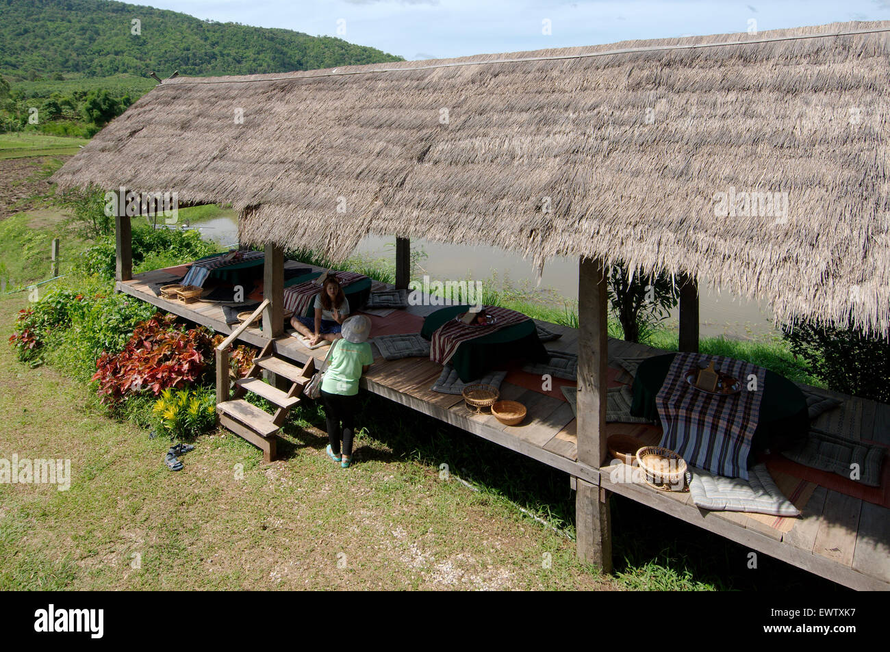 Traditional house Tai Dam, Loei province, Thailand Stock Photo - Alamy
