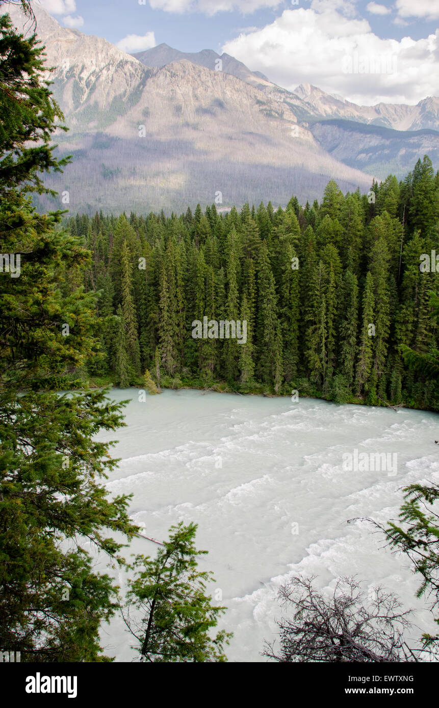 Wapta falls near Lake Louise in Canada Stock Photo - Alamy