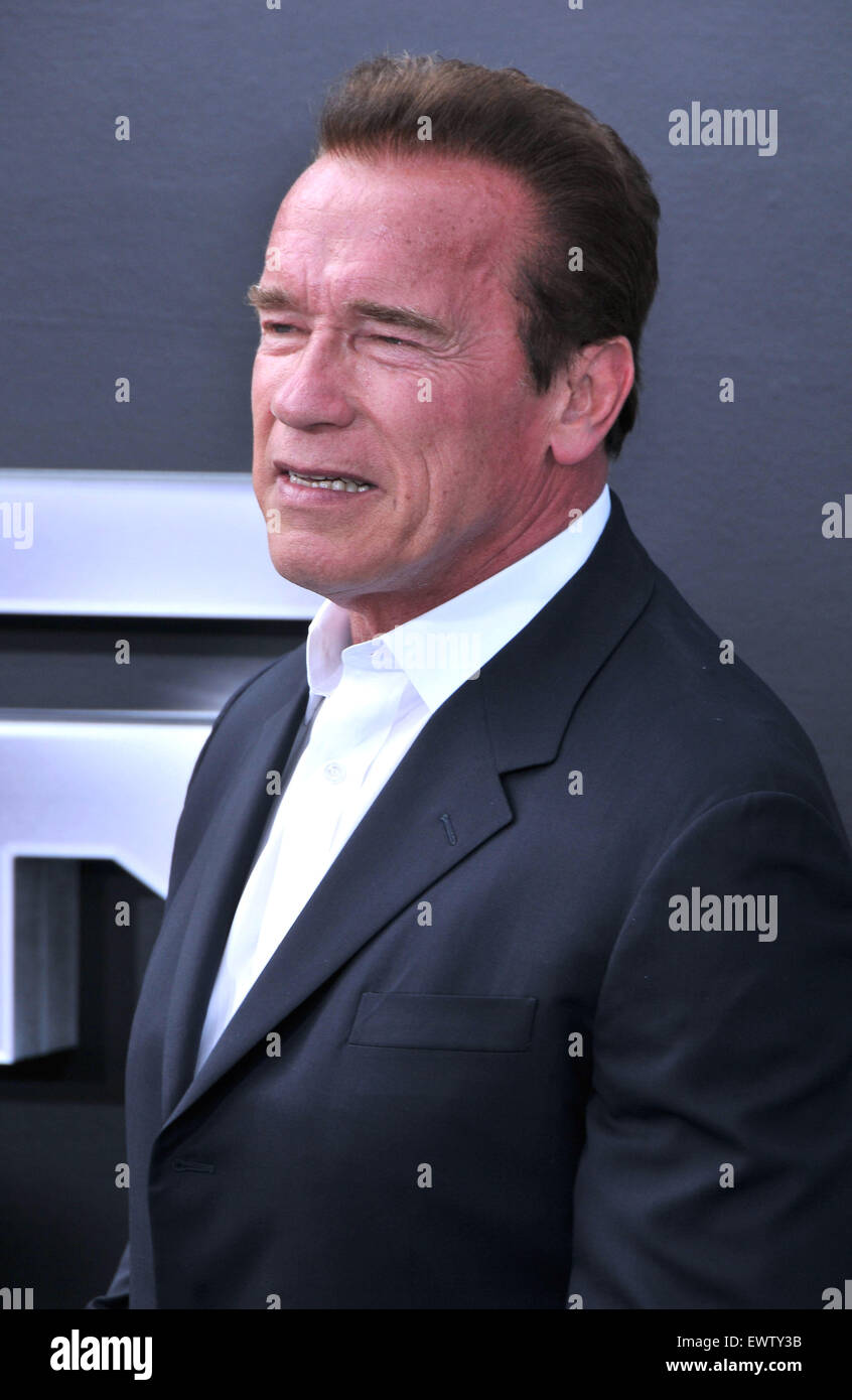 Los Angeles.CA.USA. Arnold Schwarzenegger at the Terminator Genisys ...