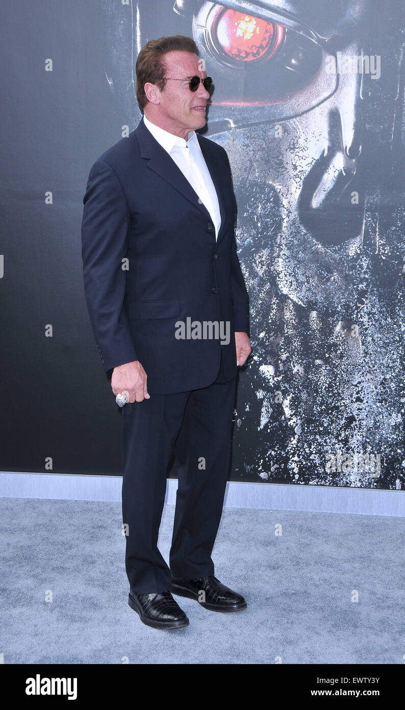 Los Angeles.CA.USA. Arnold Schwarzenegger at the Terminator Genisys ...